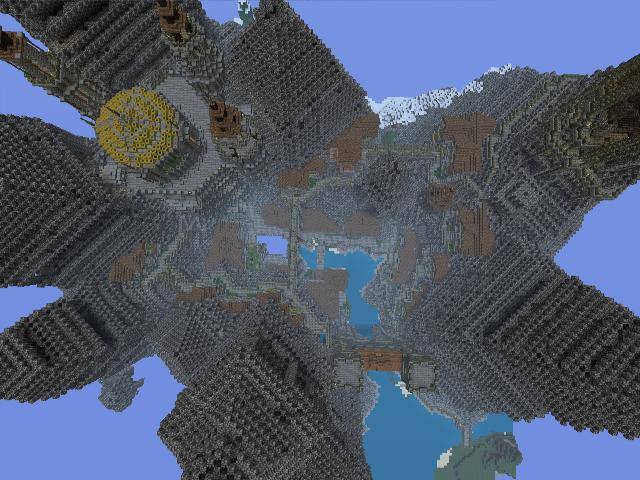 the wellfield giants stronghold. Minecraft Map