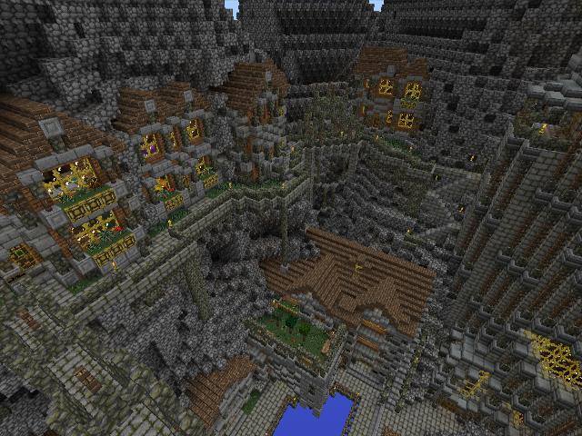the wellfield giants stronghold. Minecraft Map