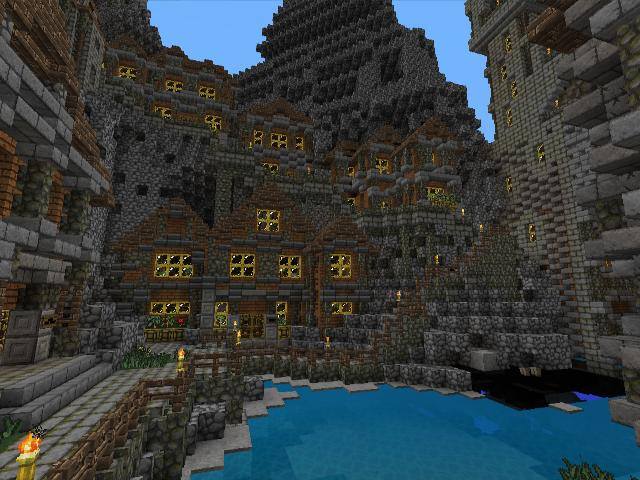 the wellfield giants stronghold. Minecraft Map