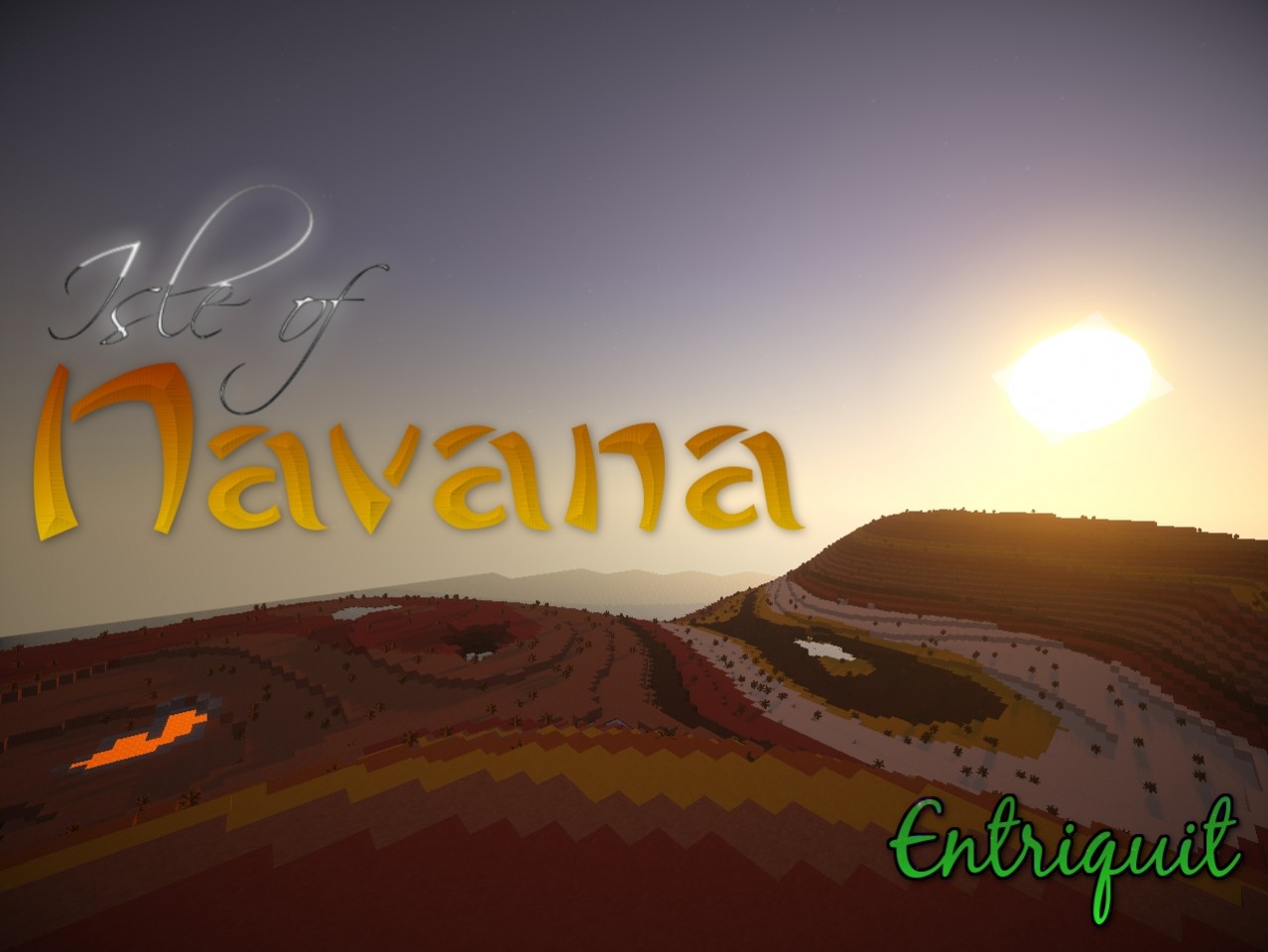 Isle of Navana v0.6 - Mesa Terrain Minecraft Map
