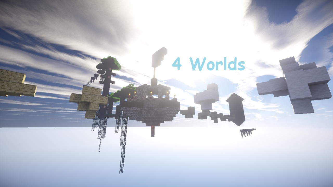 $4Worlds$(1.8) Minecraft Map