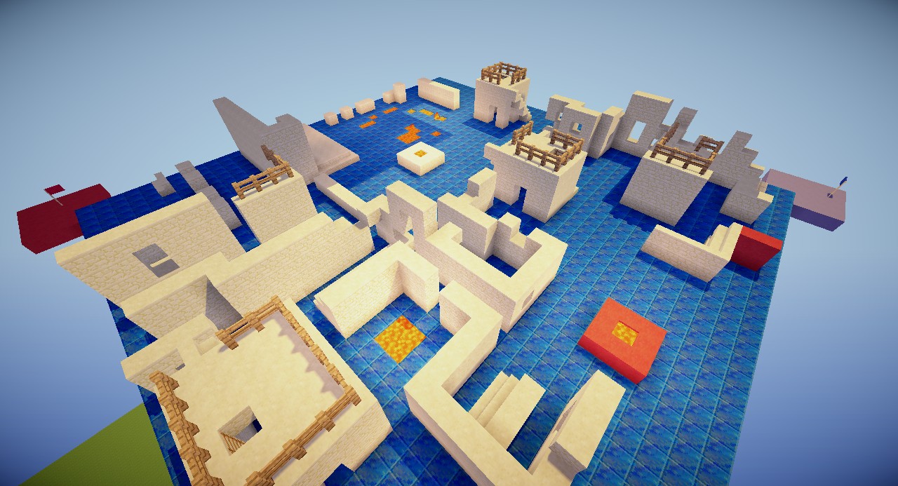 Capture the Flag w/ Airsoft Mod (Up to 12 players) Minecraft Map