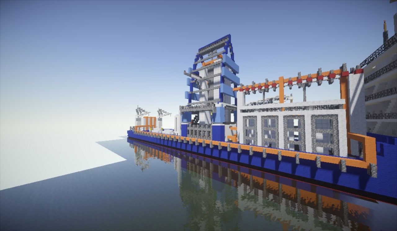 Custom Drill Ship Minecraft Map