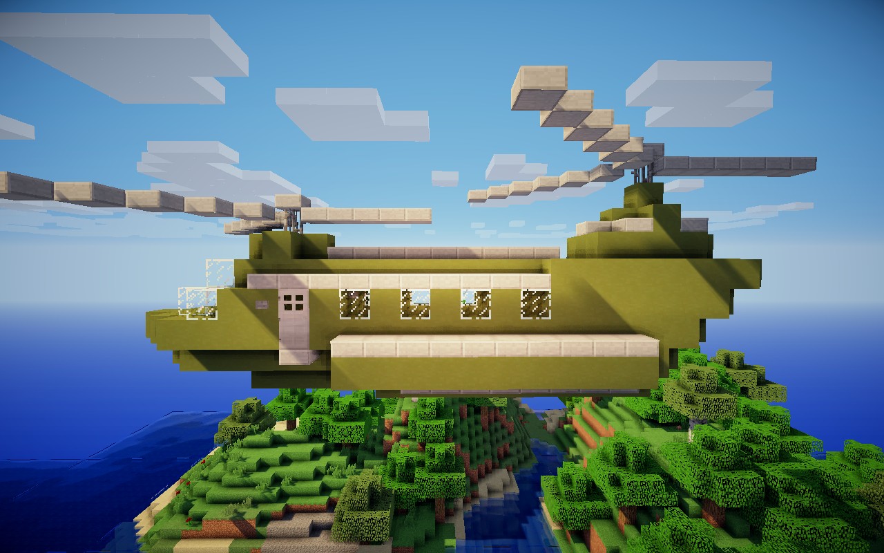 Boeing CH-47 Chinook Minecraft Map