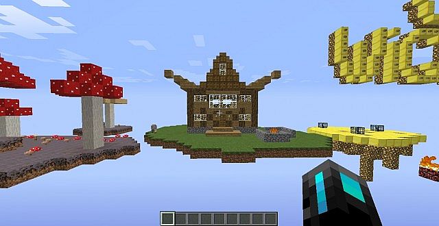 Overpowered Skywars Minecraft Map