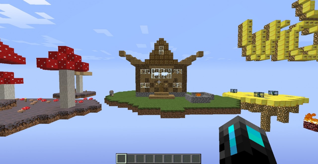 Overpowered Skywars Minecraft Map