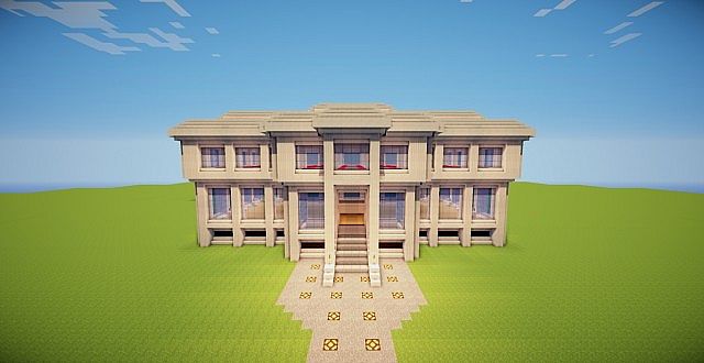 Beutiful Quartz Mansion!! Minecraft Map