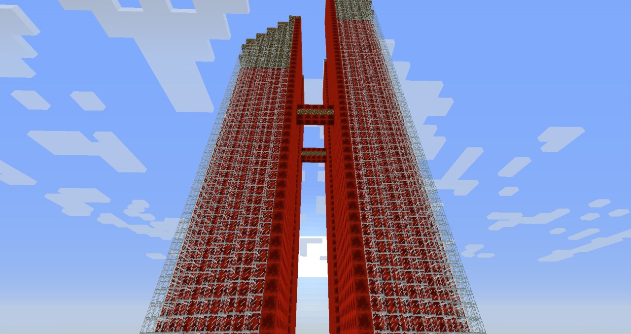 Redstone towers Minecraft Map