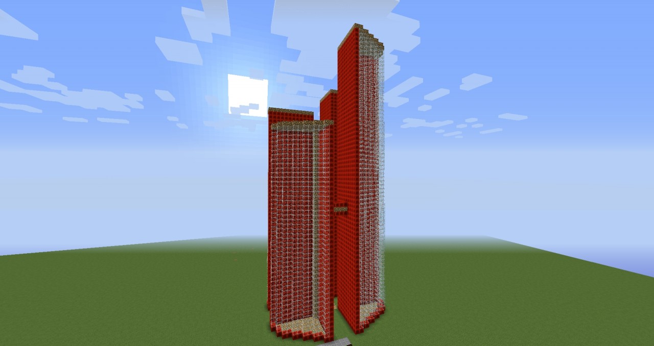 Redstone towers Minecraft Map
