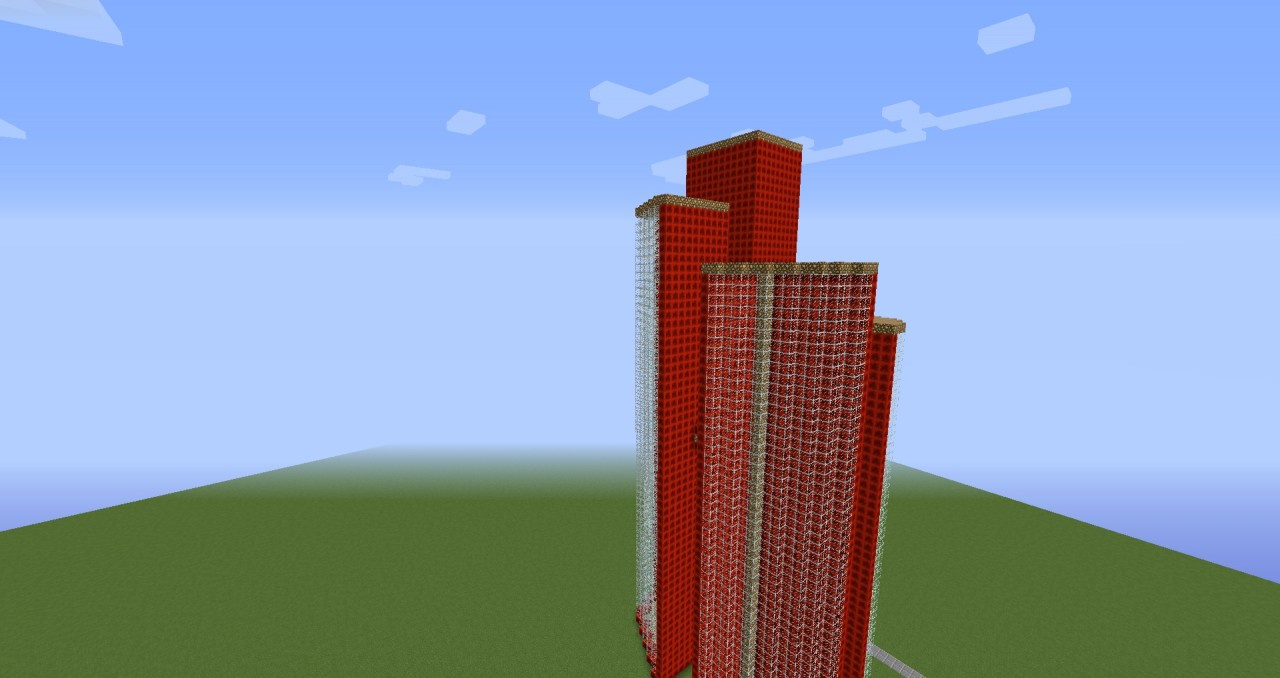 Redstone towers Minecraft Map
