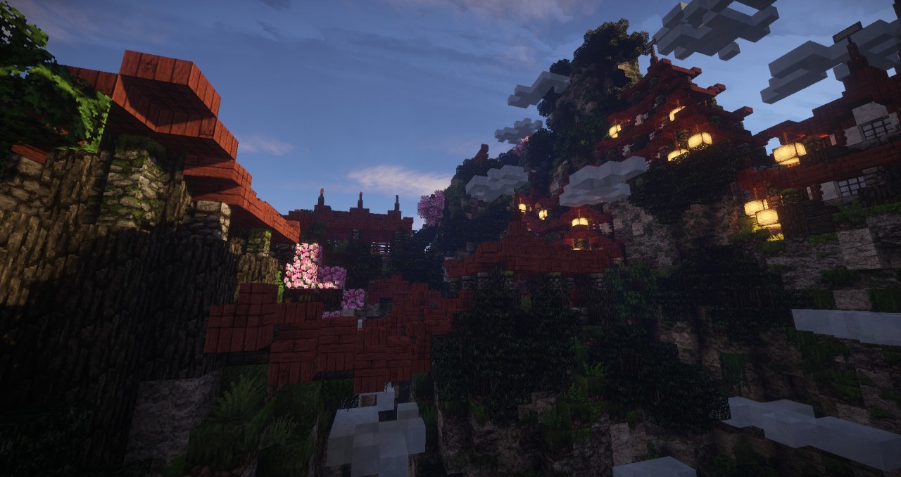 The Valley of a Thousand Rivers. Minecraft Map