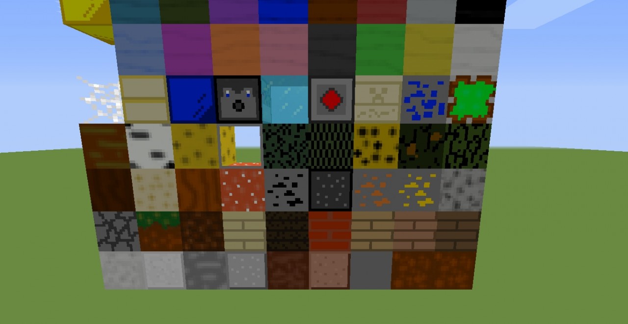 My first, simple texture pack Minecraft Texture Pack
