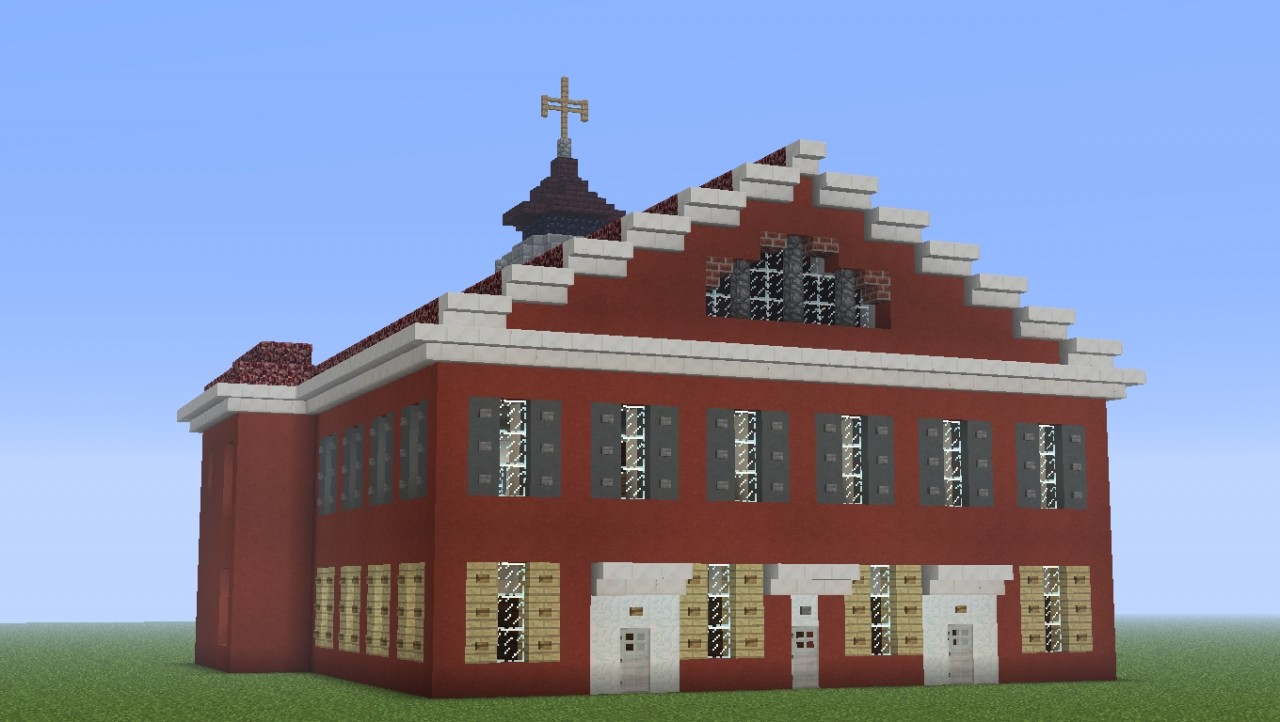 Race Street Friends Meetinghouse, Philadelphia, Pennsylvania Minecraft Map