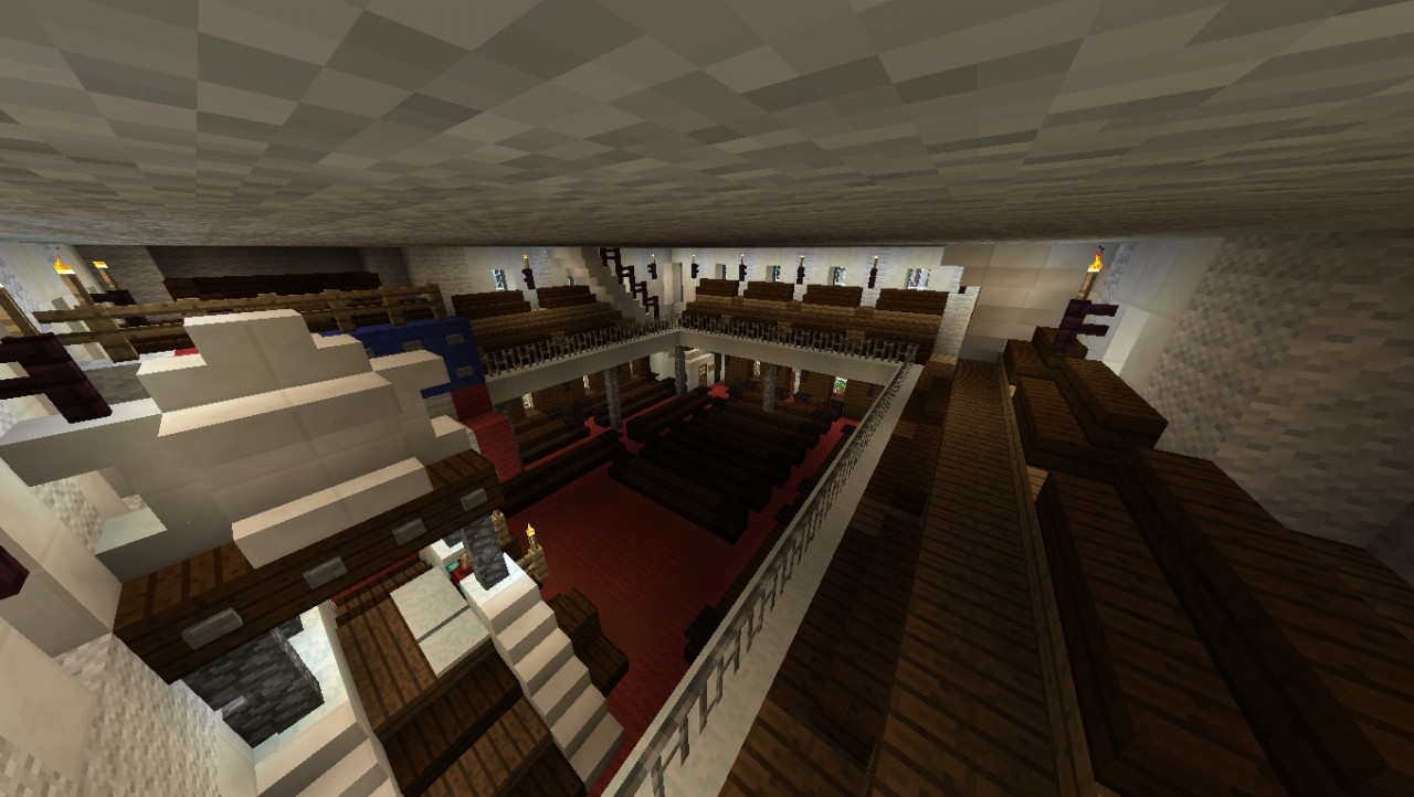 Race Street Friends Meetinghouse, Philadelphia, Pennsylvania Minecraft Map