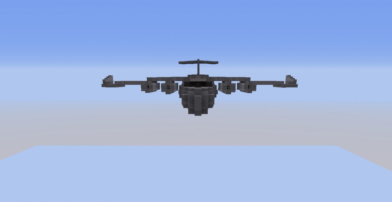 Boeing C-17 Globemaster III Minecraft Map