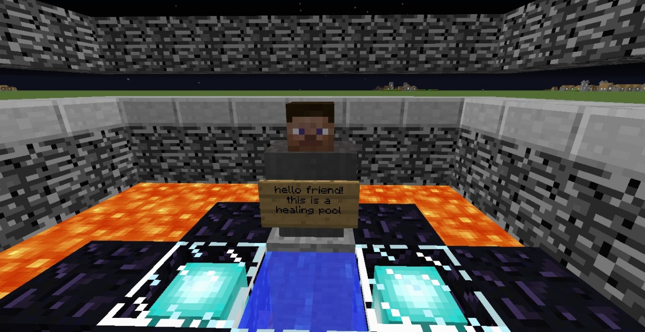 Lava: A parkour PVP game Minecraft Map