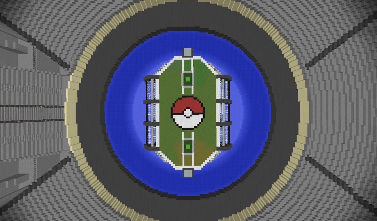 Pixelmon Battle Stadium!!! From Super Smash Bros 2!!! Minecraft Map