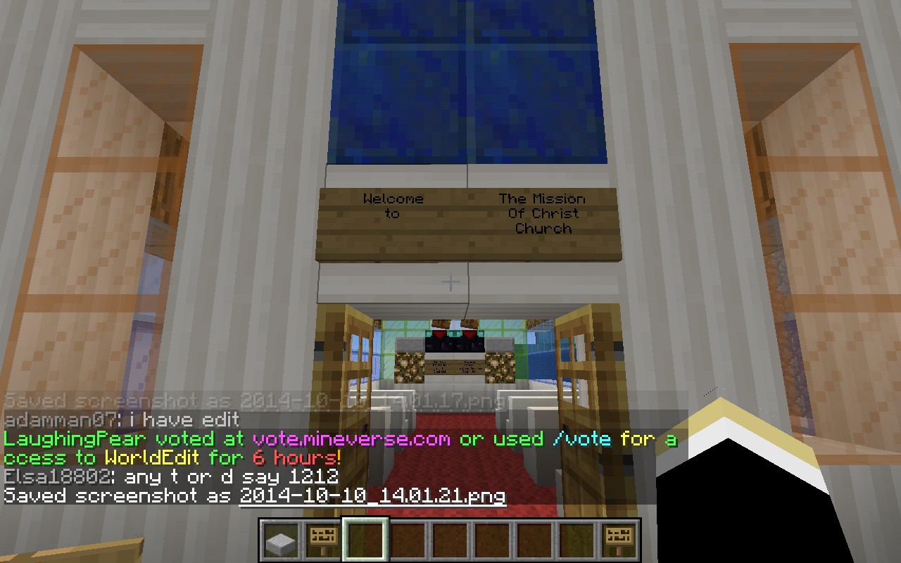 My plot on Mineverse Minecraft Map