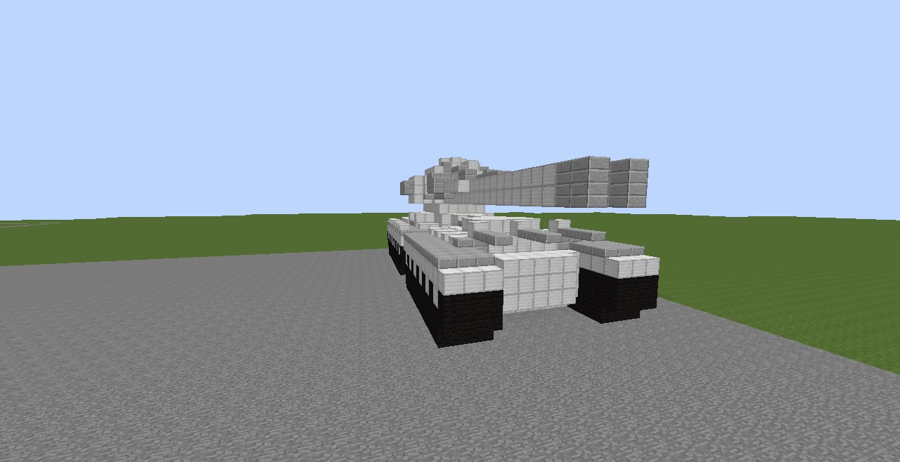 The super-heavy tank "Thunderlord". Minecraft Map