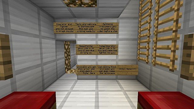 BattleScape Finished original map made by Sethbling for minecraft 1.8 ...