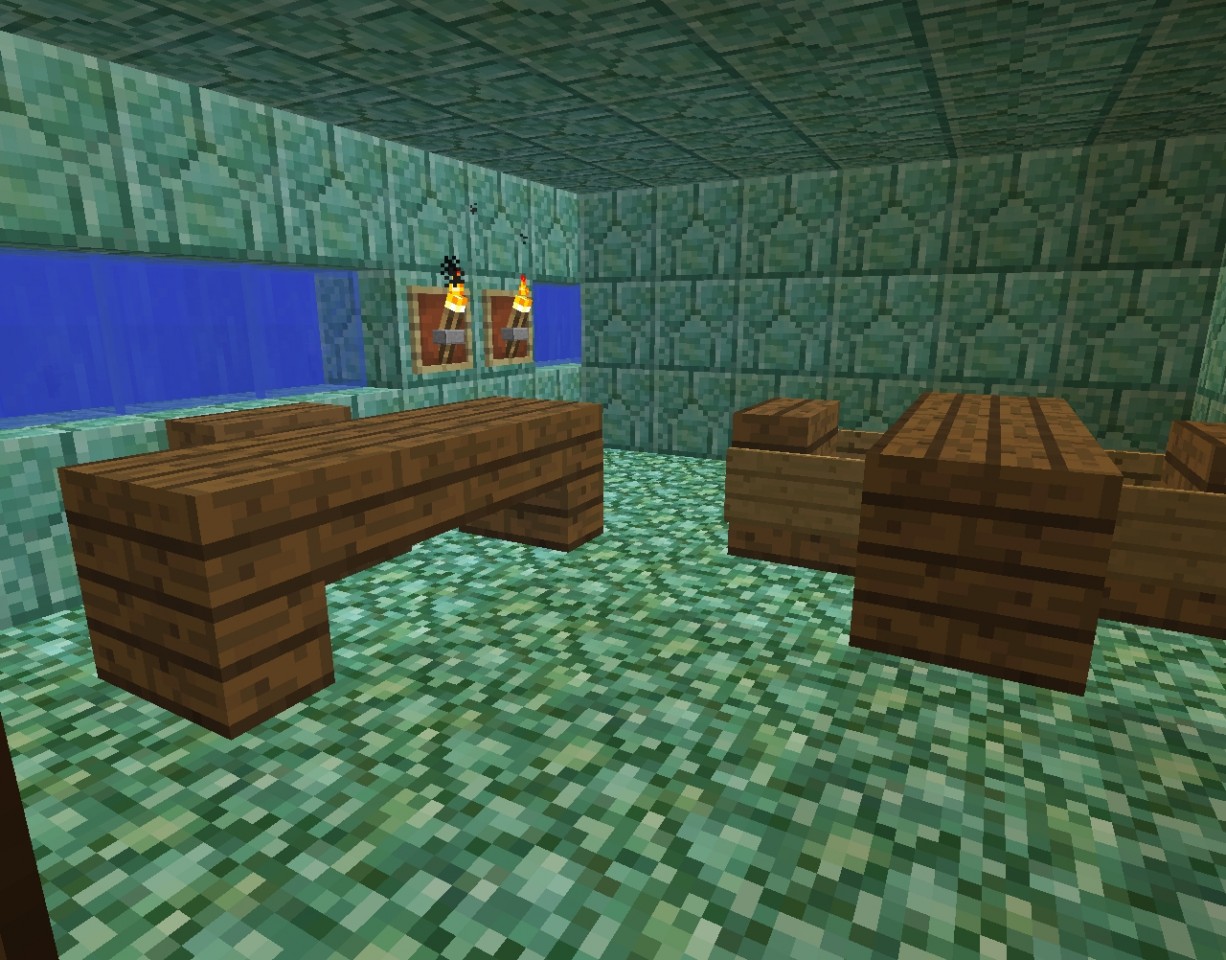 Ocean Monument Castle Minecraft Map