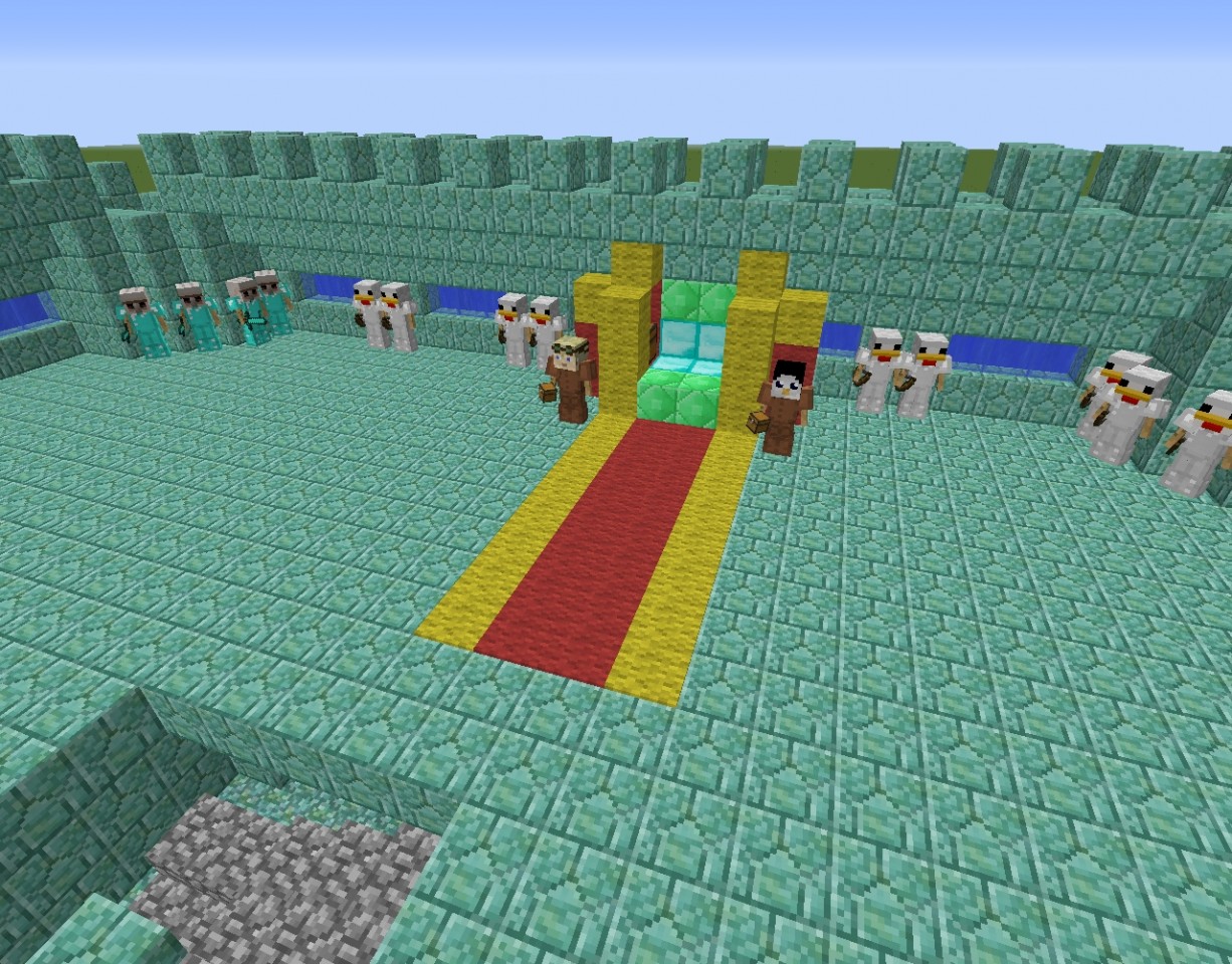 Ocean Monument Castle Minecraft Map