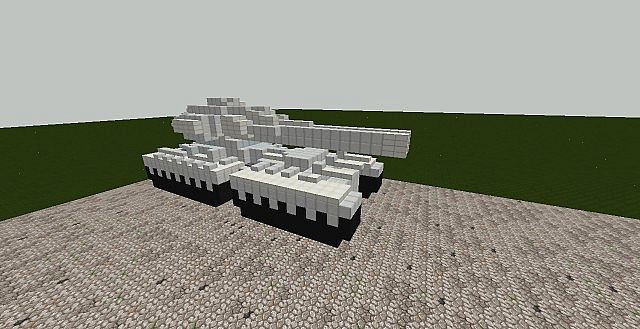 The super-heavy tank "Thunderlord". Minecraft Map
