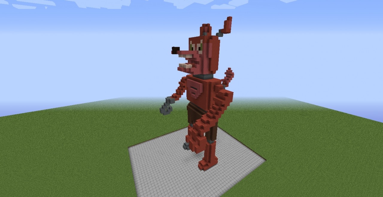 Foxy the Fox Statue Minecraft Map