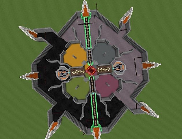4-8 Spawn hub Minecraft Map