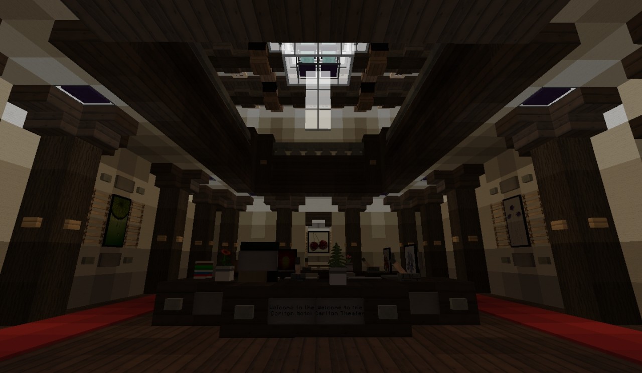 Carlton Hotel/Theater Minecraft Map