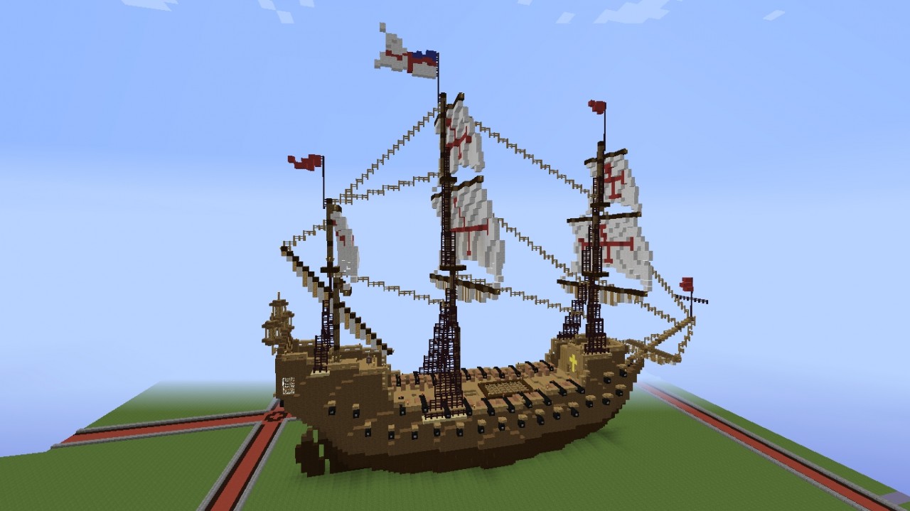 British Galleon "H.M.S Destroyer" Minecraft Map