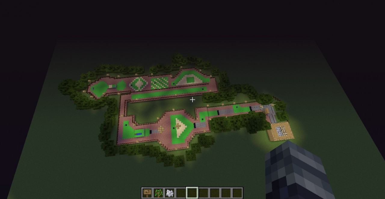 Crazy mini golf Minecraft Map
