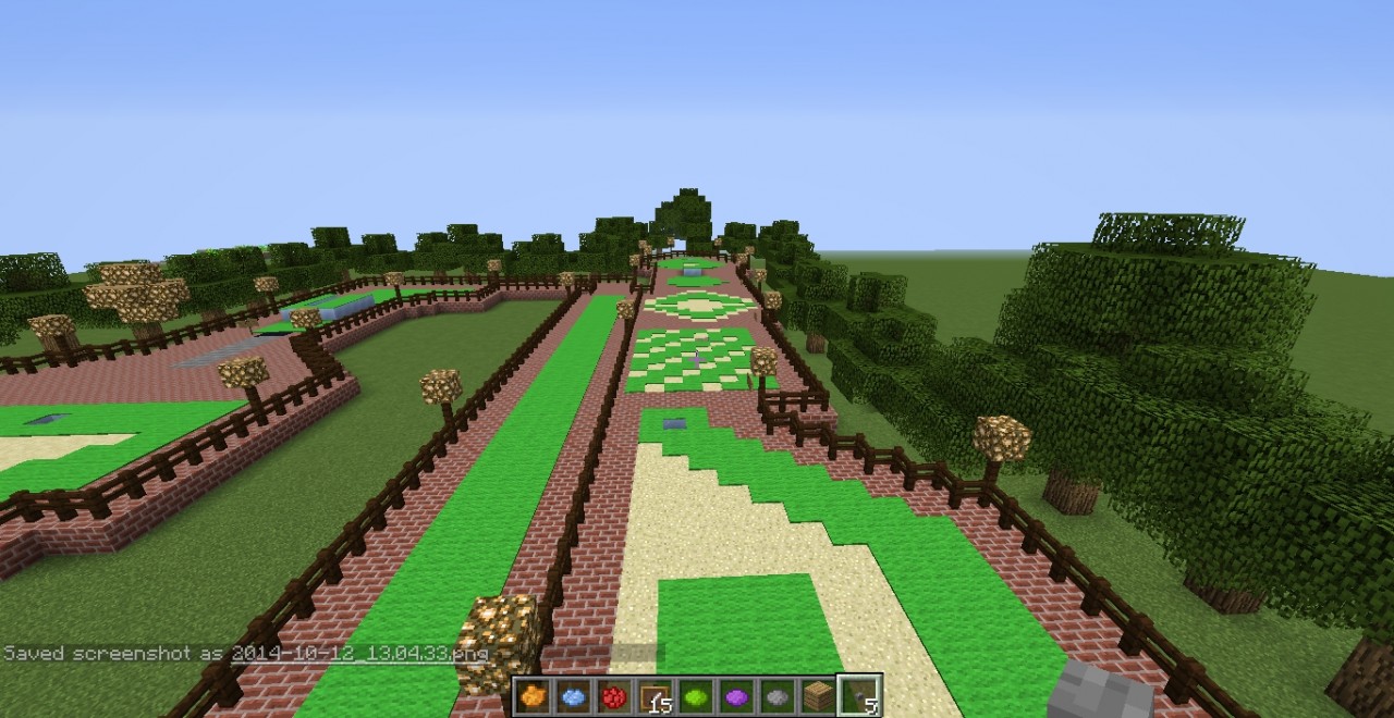 Crazy mini golf Minecraft Map