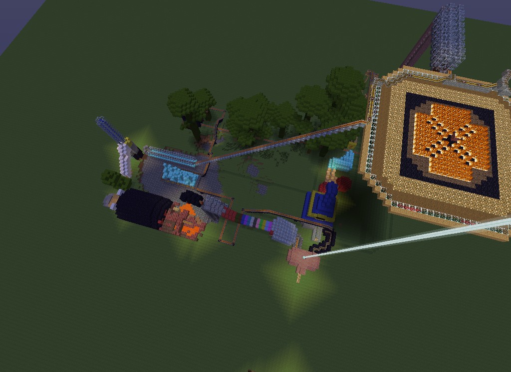 Devil Land Roller Coster Minecraft Map