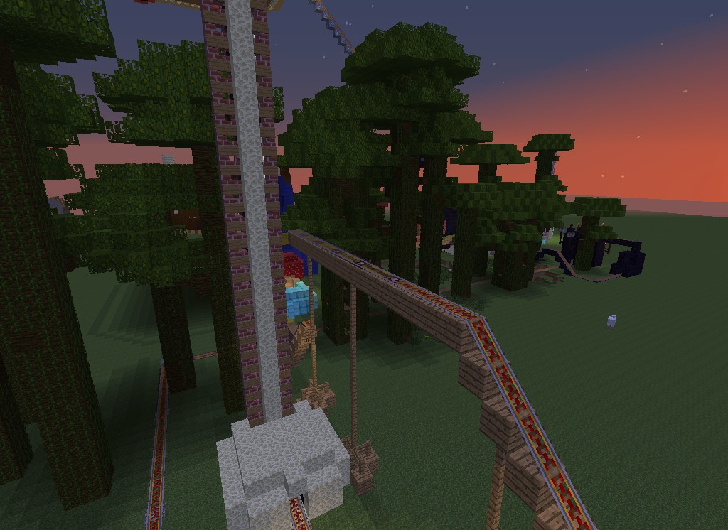 Devil Land Roller Coster Minecraft Map