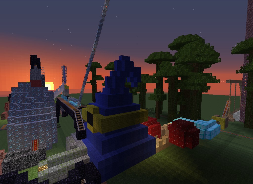 Devil Land Roller Coster Minecraft Map