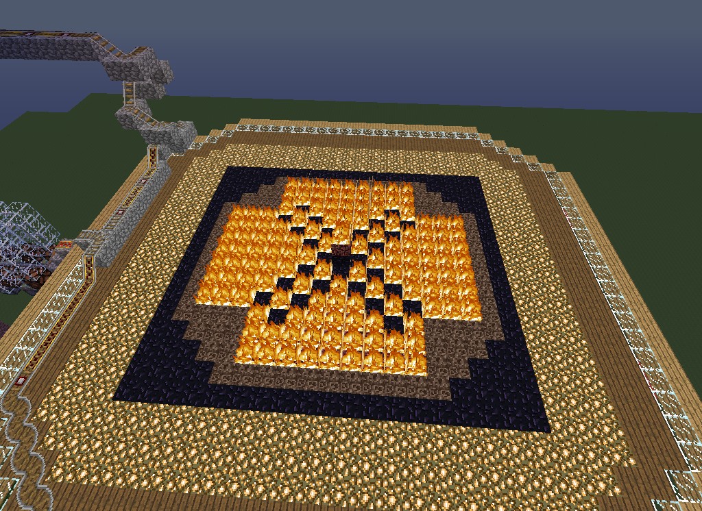 Devil Land Roller Coster Minecraft Map