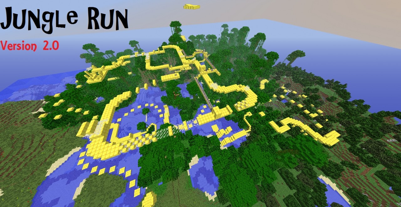 Jungle Run Minecraft Map