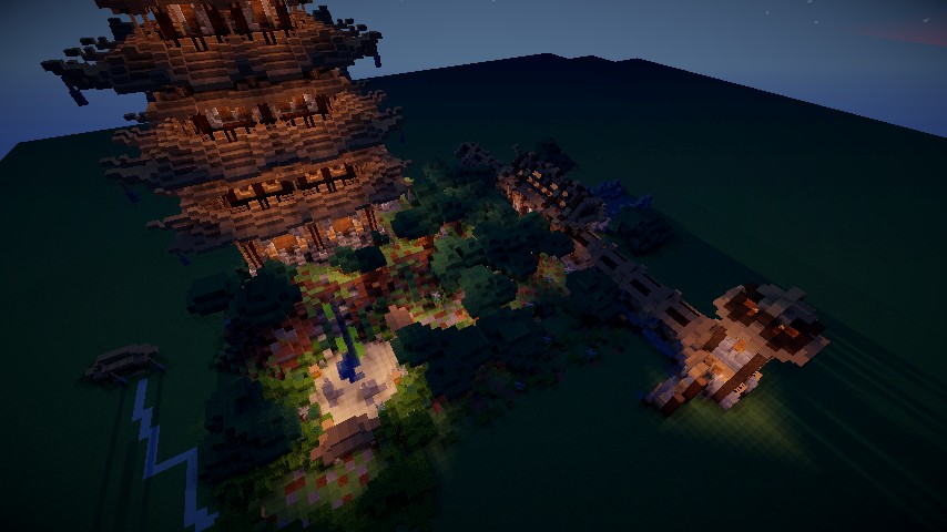 Pagode by Shizenokami - Version of Groggery Minecraft Map