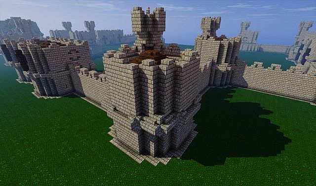 Castle Bits and Pieces: Gatehouse, Walls, Towers and More Minecraft Map
