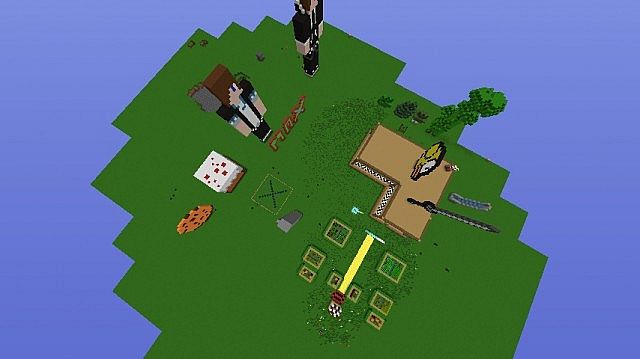 Mansion+Pixel art Minecraft Map