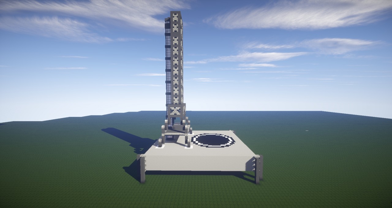 Rocket Launch Pad Minecraft Map