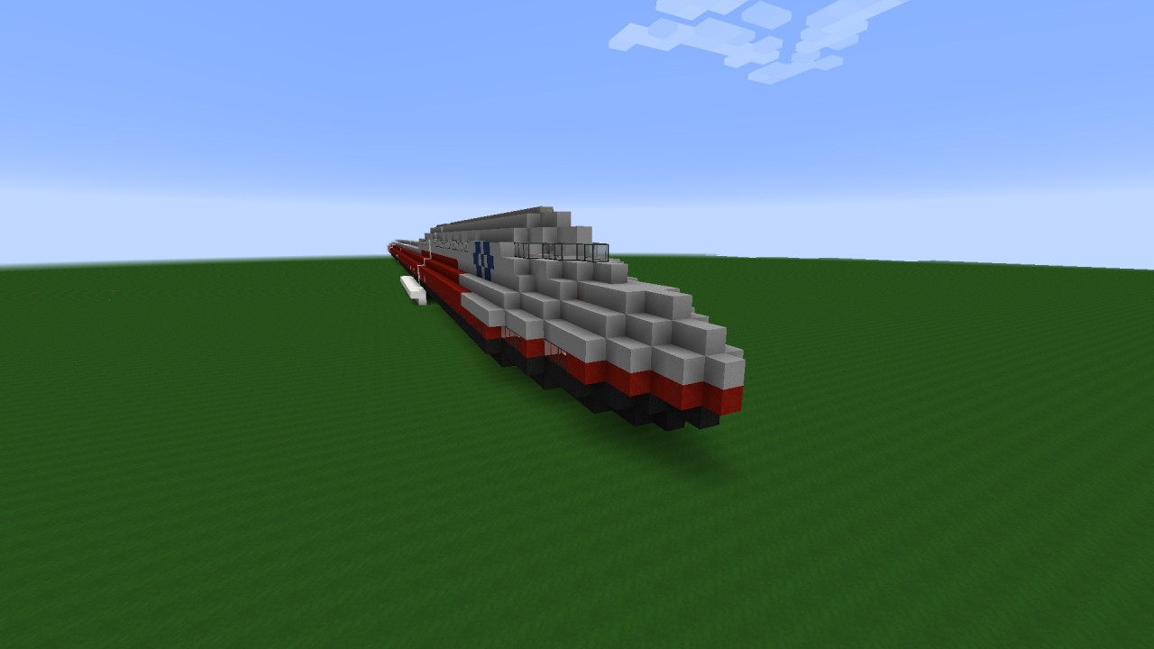 Luxury Sky Train Minecraft Map