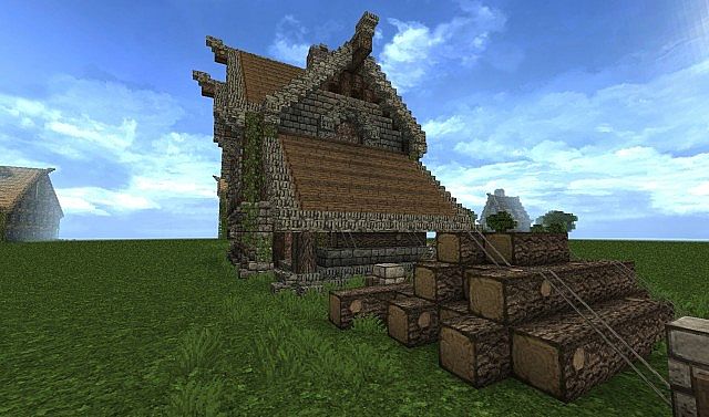 Medieval Lumber Mill Minecraft Map