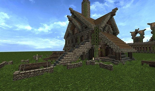 Medieval Lumber Mill Minecraft Map