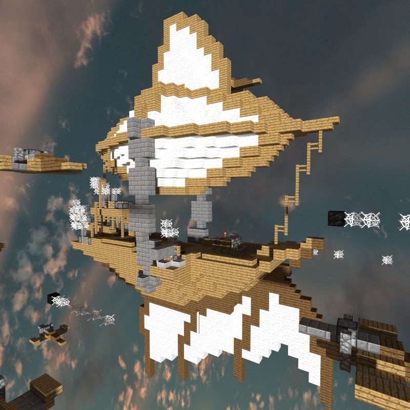 Steampunk Airships - Guns of Icarus Minecraft Map