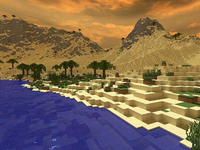 Desert Landscape Minecraft Map