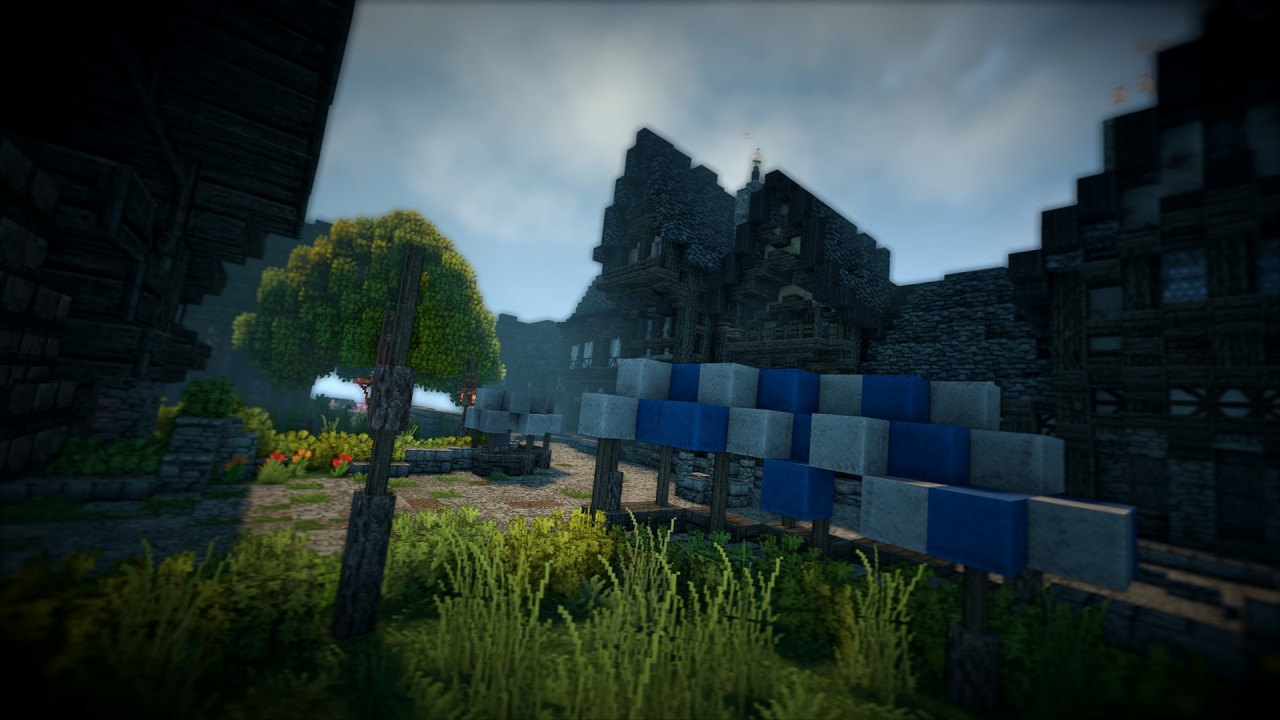 Prancing Pony Tavern & Bree Surrounding Minecraft Map