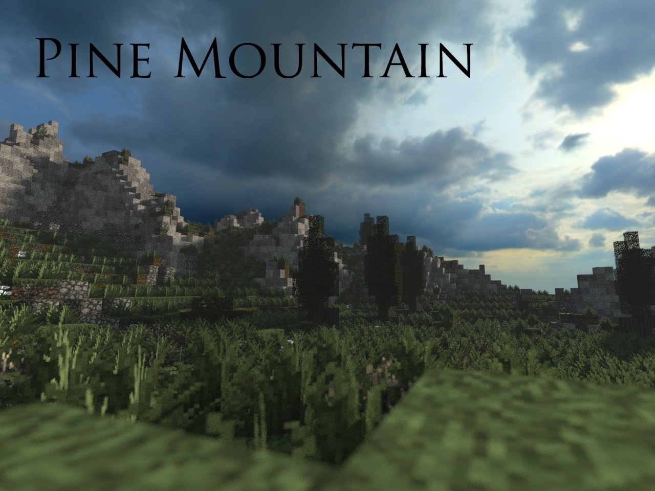 Pine Mountain - Beautiful Custom Biome/Terrain Minecraft Map