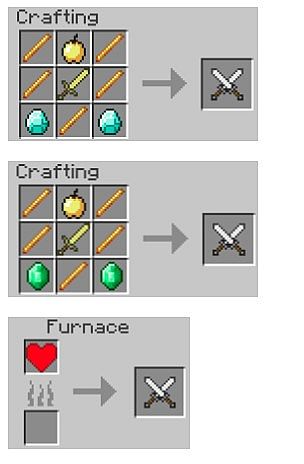 Gods Sacred Items (Weapons, Armors, and Foods) *FOODS UPDATE* Minecraft Mod
